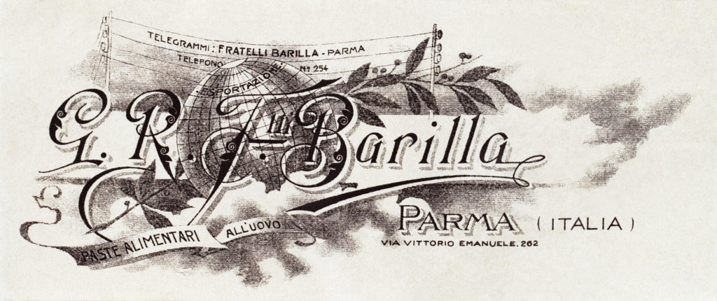 Evoluzione del logo Barilla - Archivio Storico Barilla